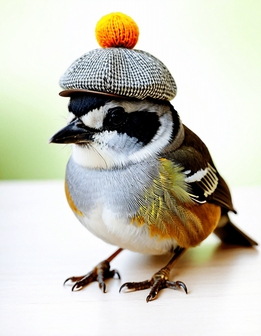 Bird With Bowl Cut Captivating Audiences Worldwide