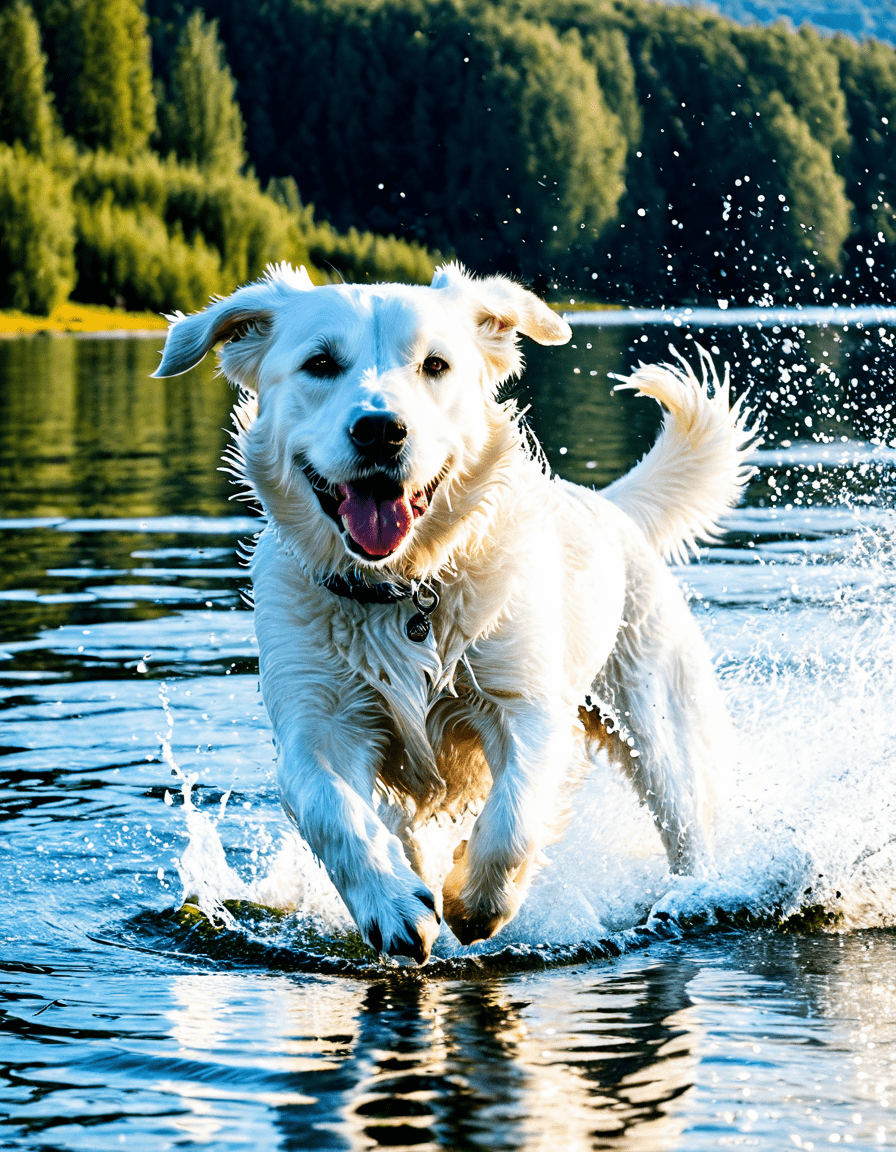 Huge White Dog Is Known For Its Gentle Giant Nature