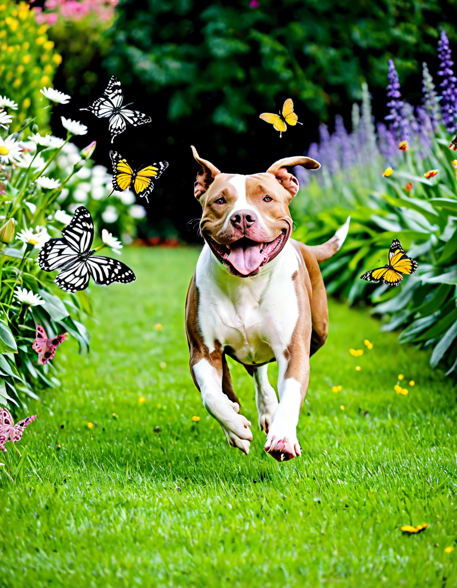 Pitbull Dog With Long Hair Is A Unique Canine Gem