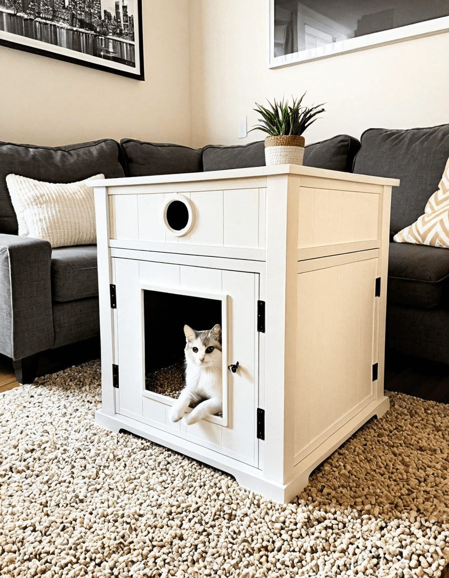 Kitty Litter Box Furniture That Transforms Your Space