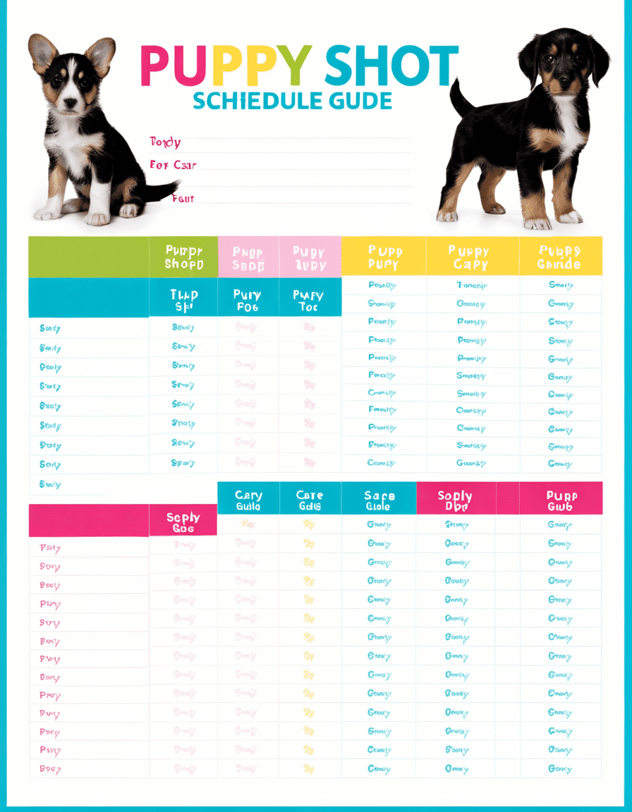 Puppy Shot Schedule Chart For Optimal Health And Care