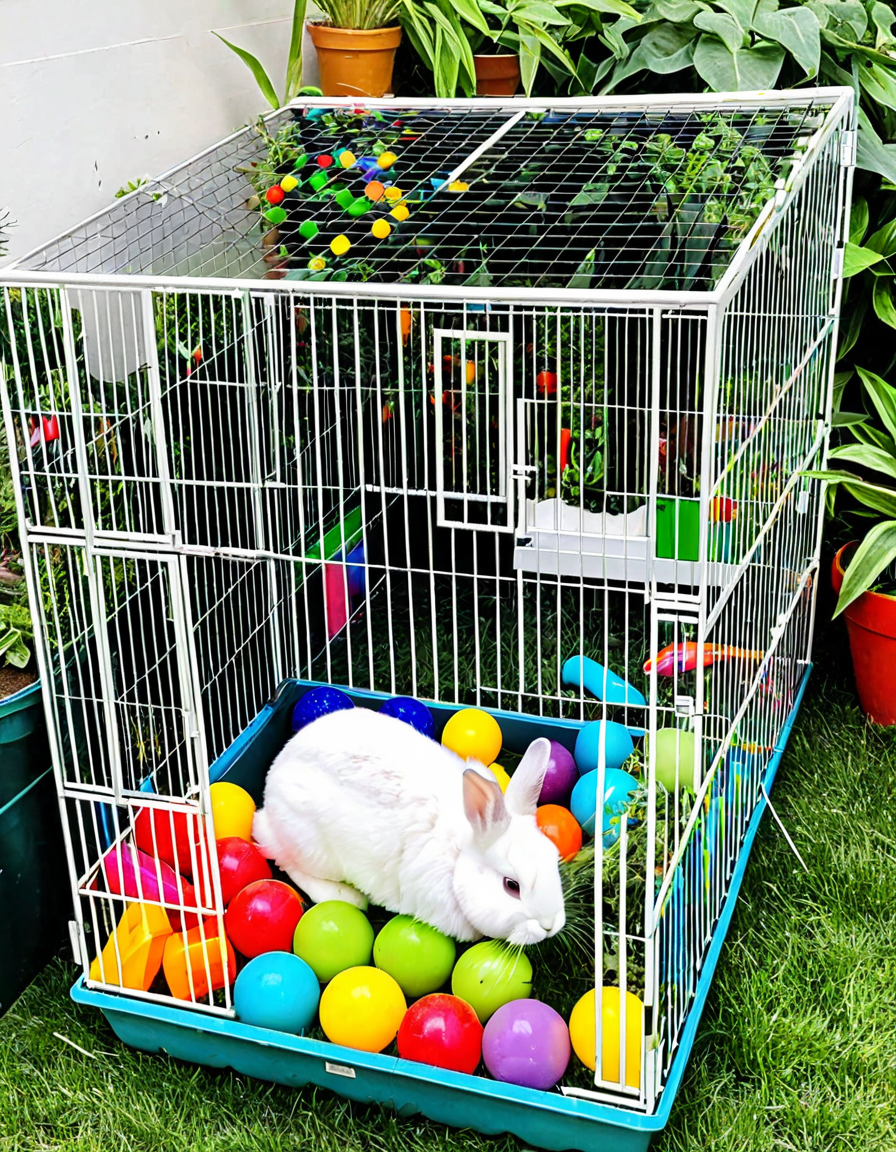 Rabbit Cage For Large Rabbits That Ensures Comfort And Space